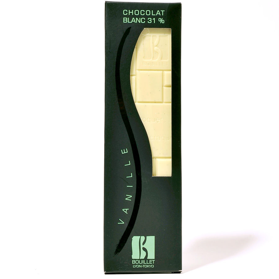 Pâtissier chocolatier Bouillet - Tablette blanc vanille