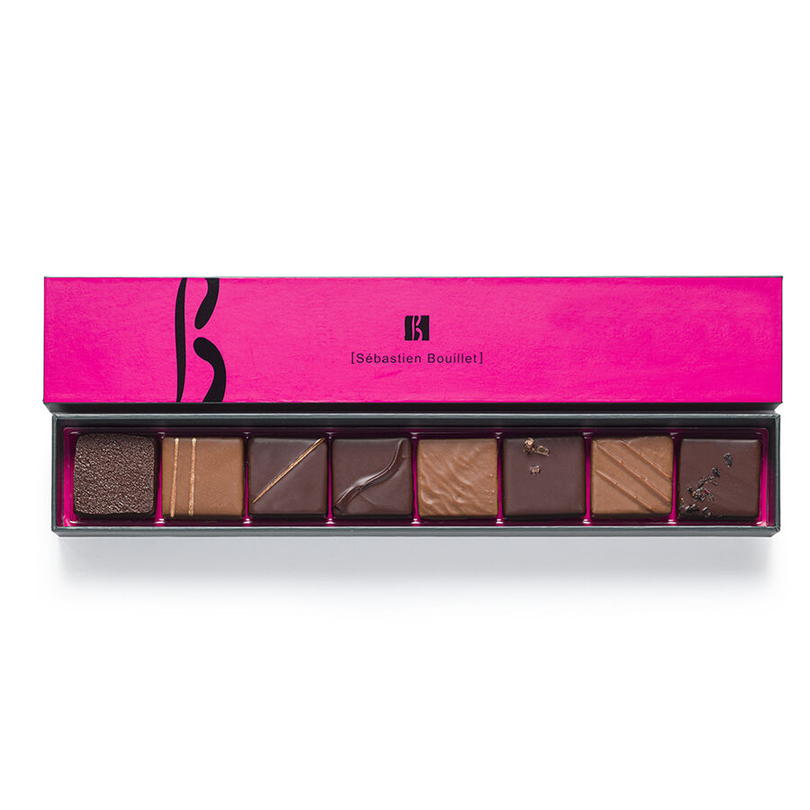 Pâtissier chocolatier Bouillet - reglette 8 chocolats